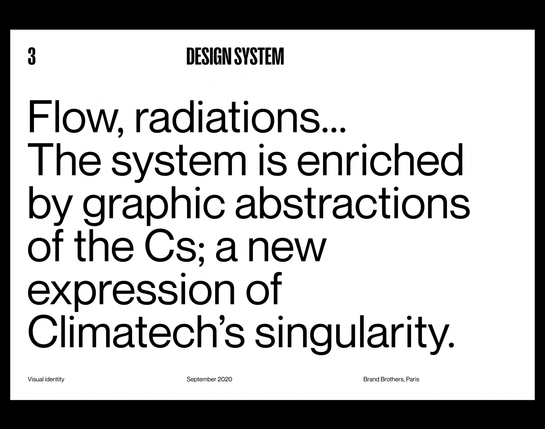 Climatech - Branding / édition / Identité visuelle / Typographie