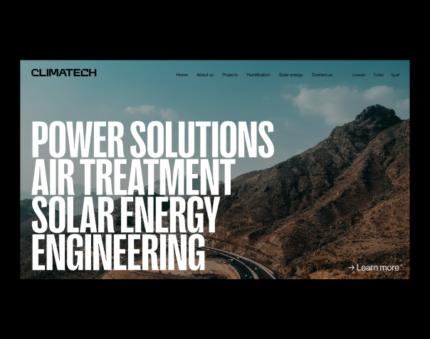 Climatech - Branding / Editorial design / Typography / Visual identity