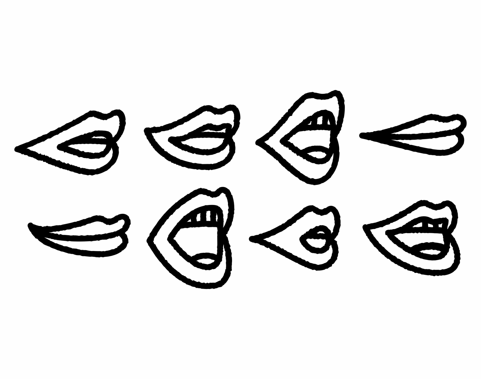 P1 Bouche - Branding / édition / Identité visuelle / Typographie